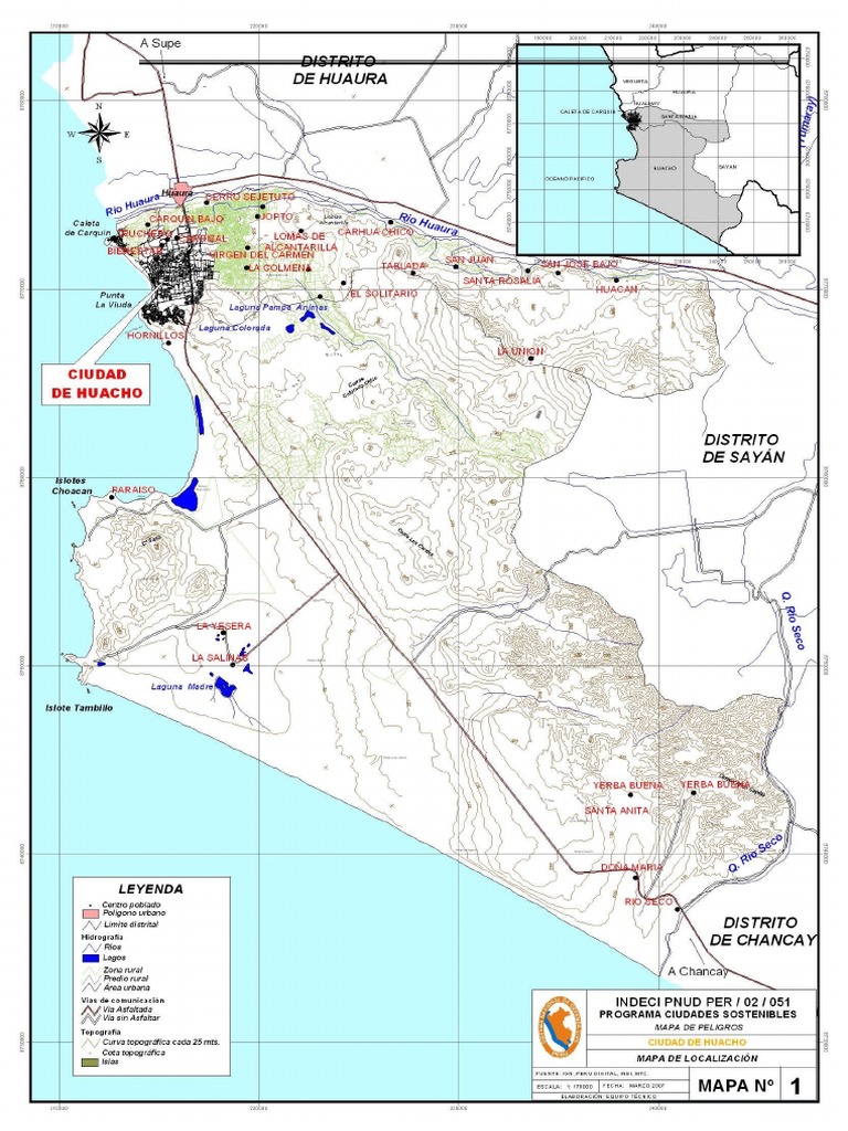 Huacho PDU COMPLETO MAPAS SOLOS | PDF
