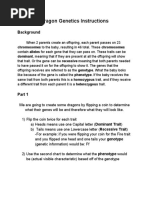 Monster Genetics Lab 1 | PDF | Dominance (Genetics) | Genotype
