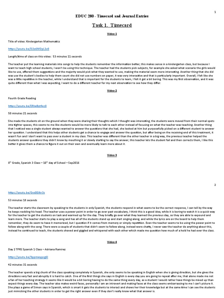 Signature Assignment | PDF | Differentiated Instruction | Teachers