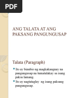 Q1 - W6 (Pagsulat NG Talata) | PDF