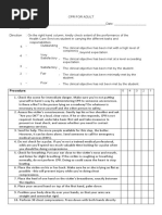 Code Blue Team: Roles and Function: Stage 1: Activation Phase | PDF ...