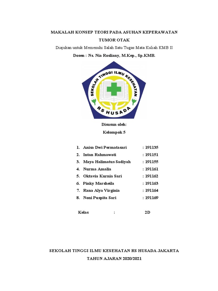 Kelompok 5 (2D) - Konsep Tumor Otak | PDF