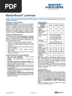 Technical Data Sheet Masterbrace 2200 | PDF | Concrete | Epoxy