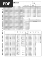 100 Multiple Choice Bubble Sheet | PDF | Test (Assessment) | Pedagogy