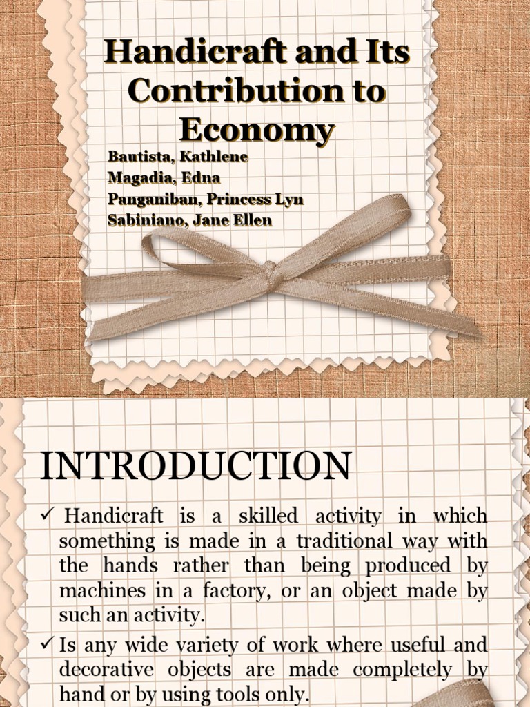 Handicraft and Its Contribution in Economy | PDF
