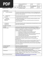 Sample ALS Weekly Lesson Log | PDF | Life | Learning