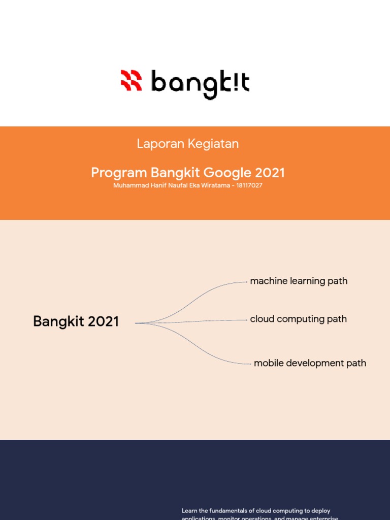 Bangkit 2021: Tech Skills & Growth | PDF | Cloud Computing | Python ...