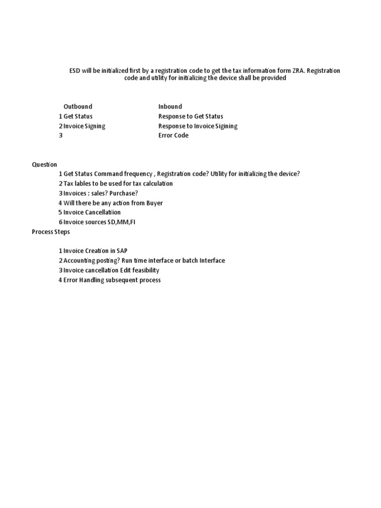 ZRA E Invoice | PDF