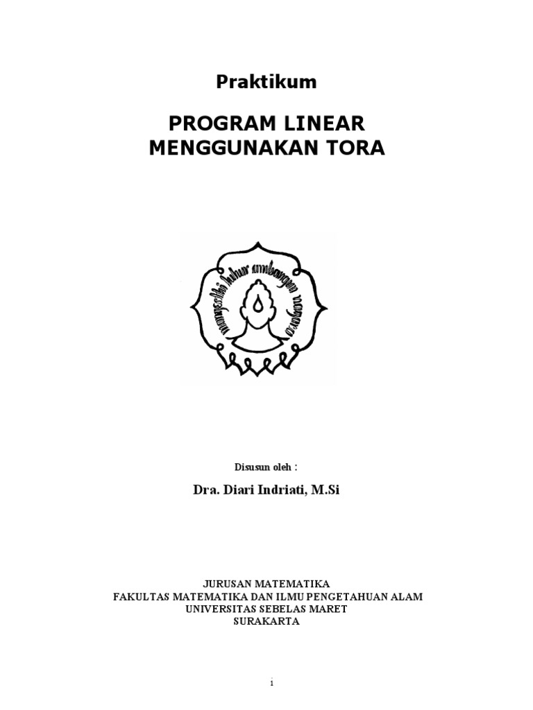 Praktikum Program Linear | PDF