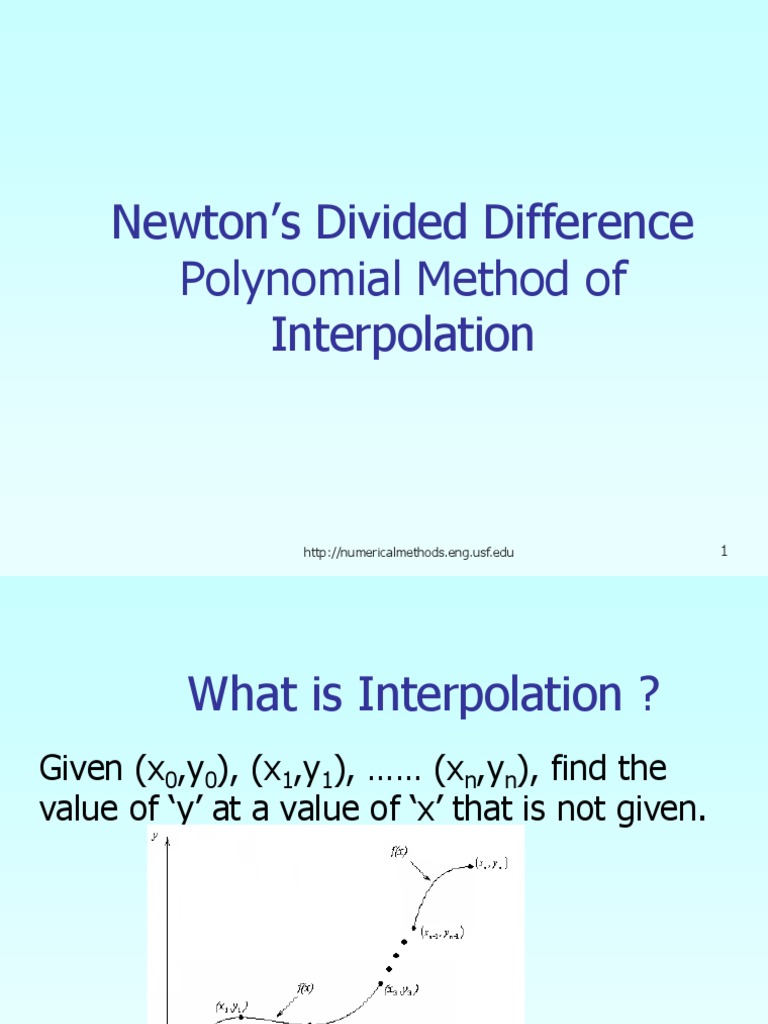 Interpolasi Newton | PDF | Interpolation | Computational Science
