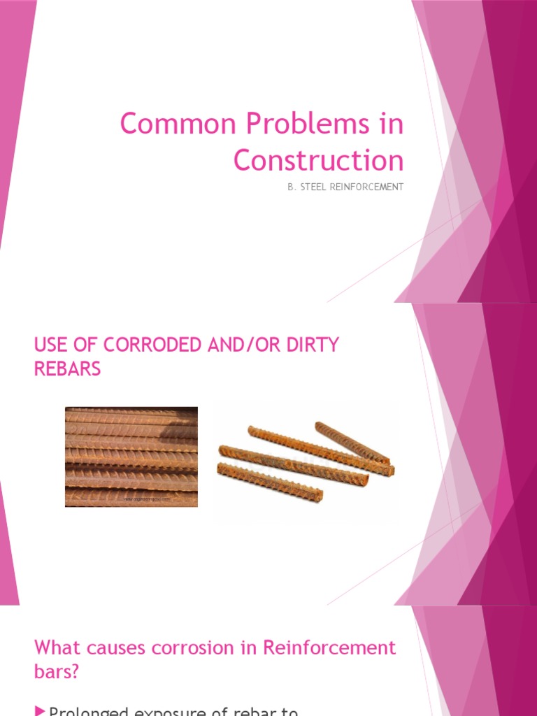 Common Problems in Construction | PDF | Home & Garden | Science ...