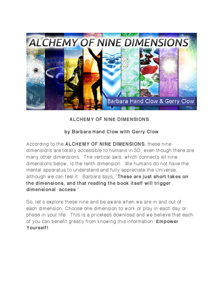 Alchemy of Nine Dimensions | PDF | Geometry | Science