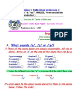S, Z, IZ Pronunciation Guide | PDF | Linguistics | Linguistic Morphology