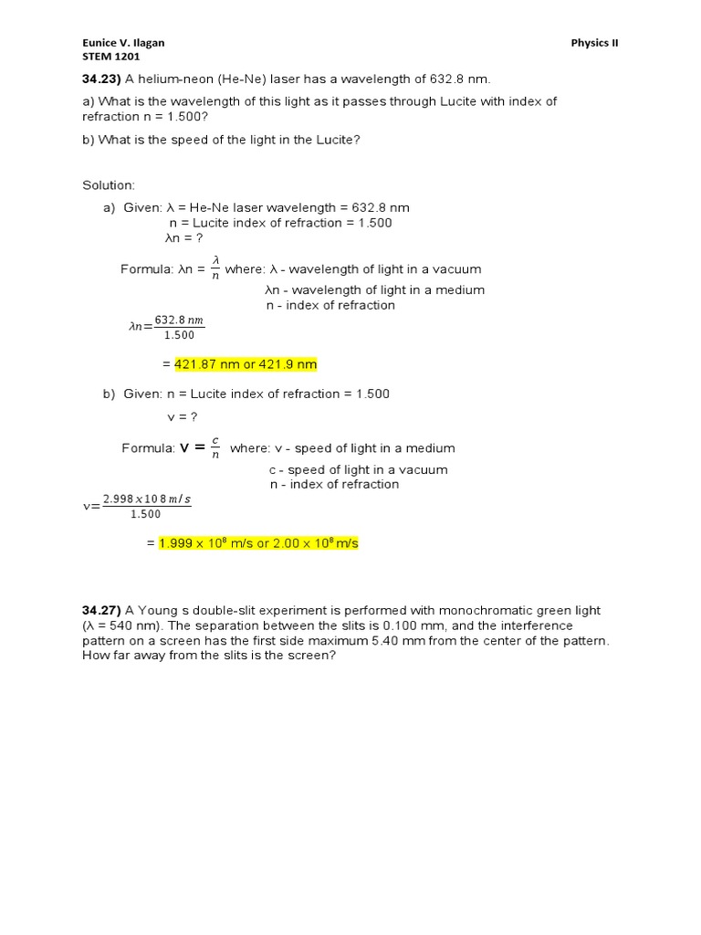 A Helium | PDF | Electronvolt | Wavelength
