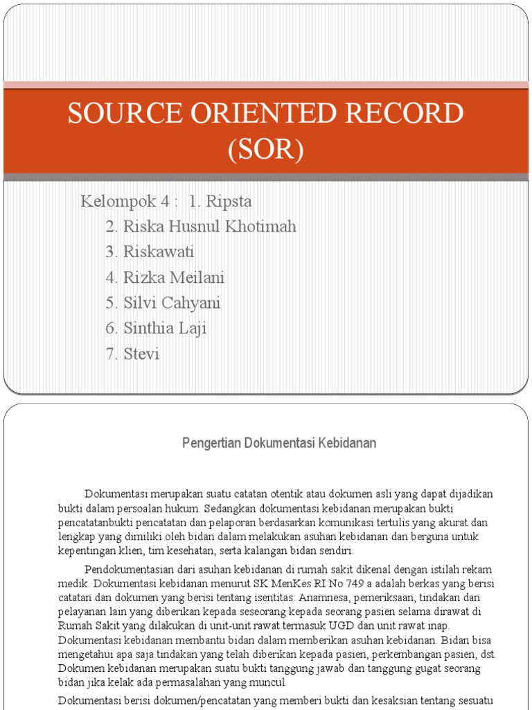 Source Oriented Record | PDF