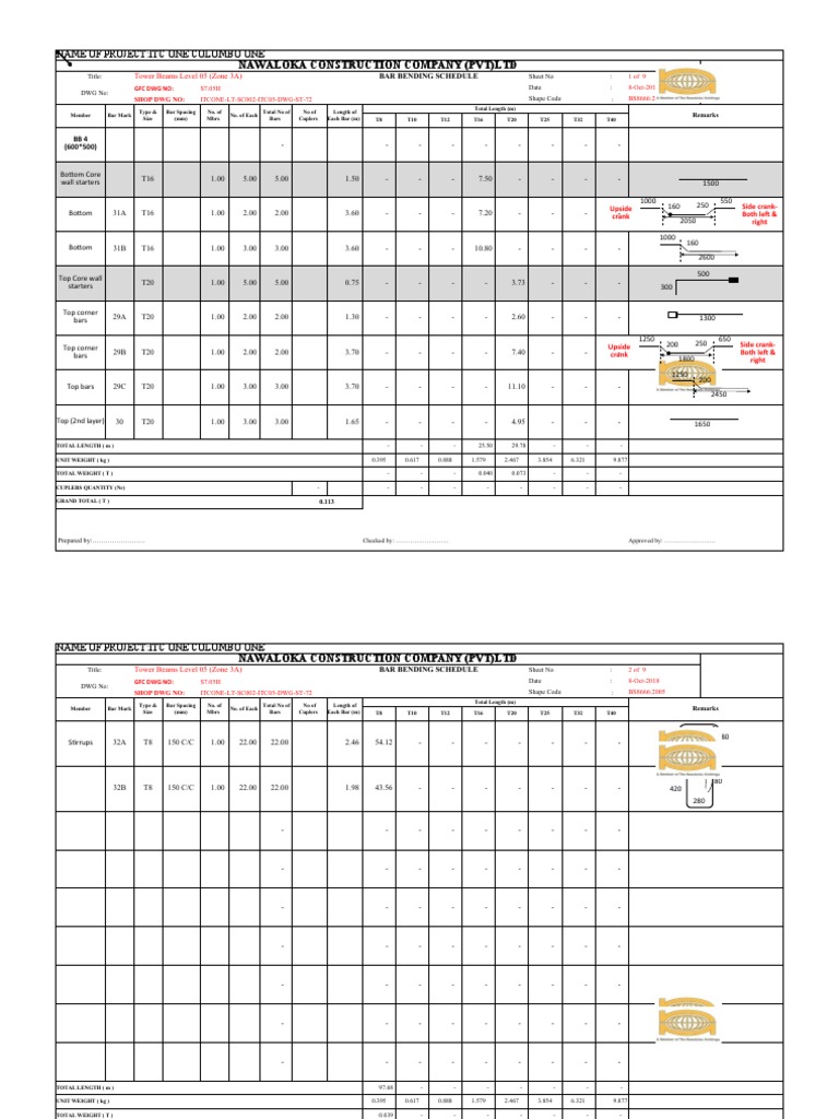 BBS - L5 Tower Beams - Zone 3A & Zone 3B | PDF | Nature | Teaching ...
