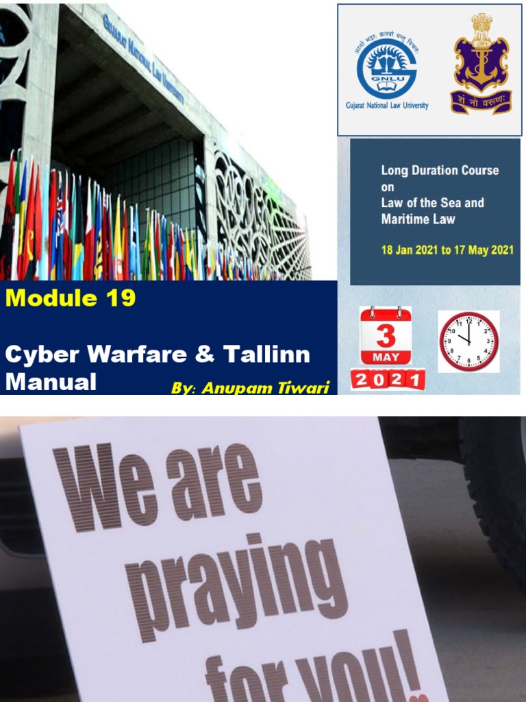 TALLINN MANUAL and GLOBAL CYBER WARFARE POLICIES | PDF | Computer ...