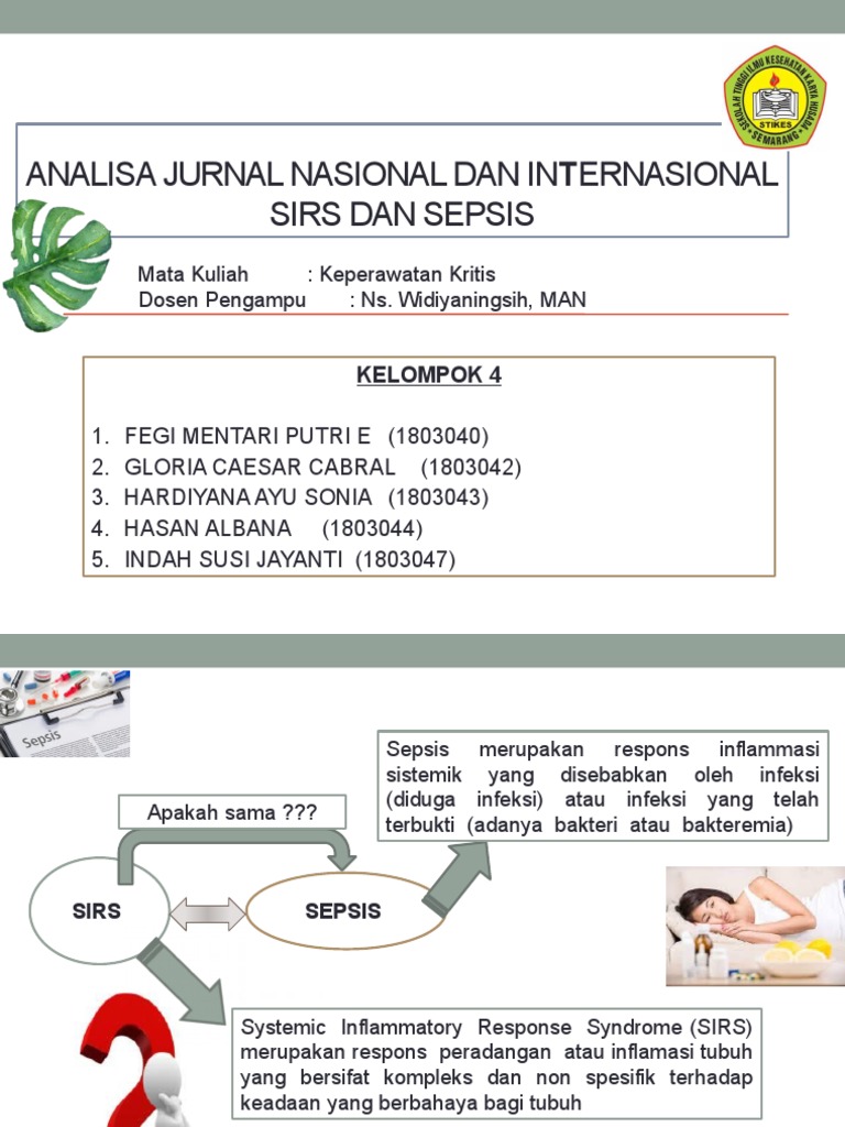 Kriteria SIRS dan Sepsis dalam Keperawatan | PDF