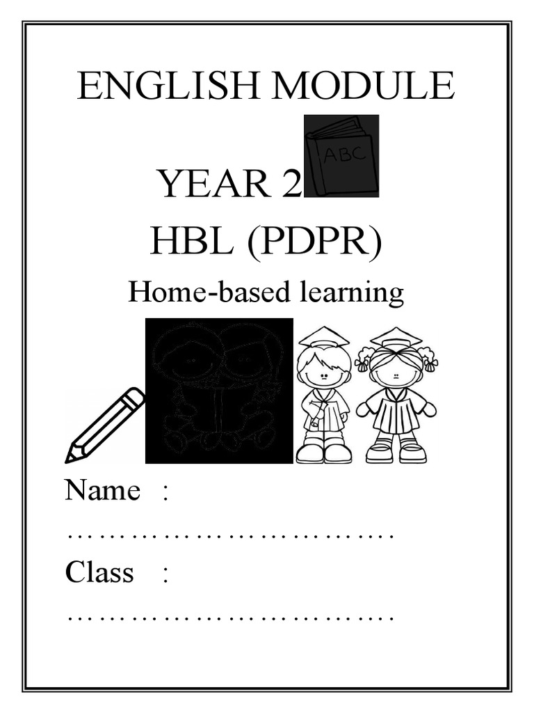 English Module Year 2 HBL (PDPR) : Home-Based Learning | PDF
