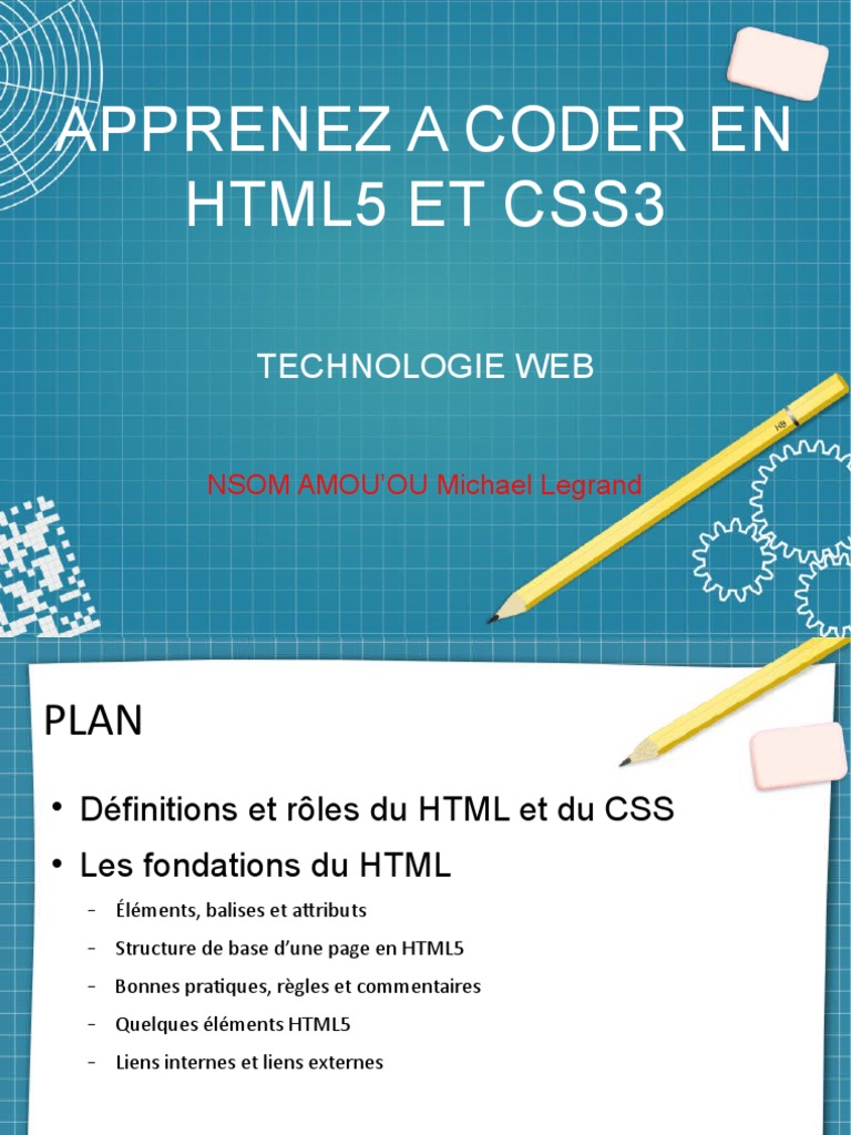 Cours 3 Technologie Web | PDF | Langage de balisage | Html