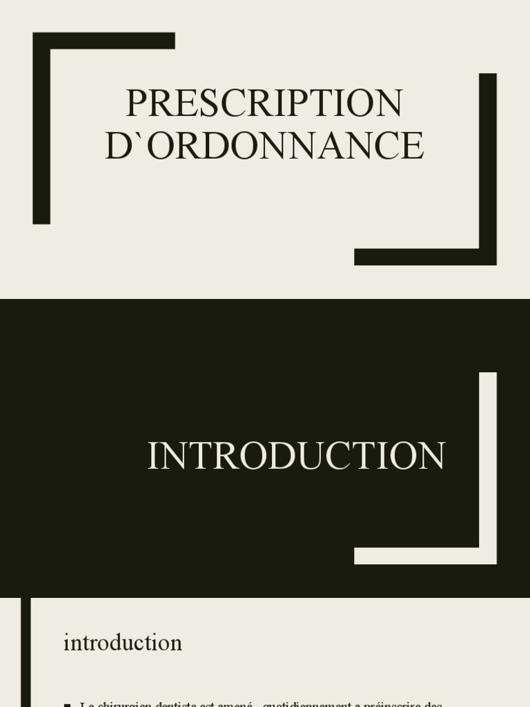 Prescription D'Ordonnance | PDF | Ordonnance médicale | Sciences pharmaceutiques