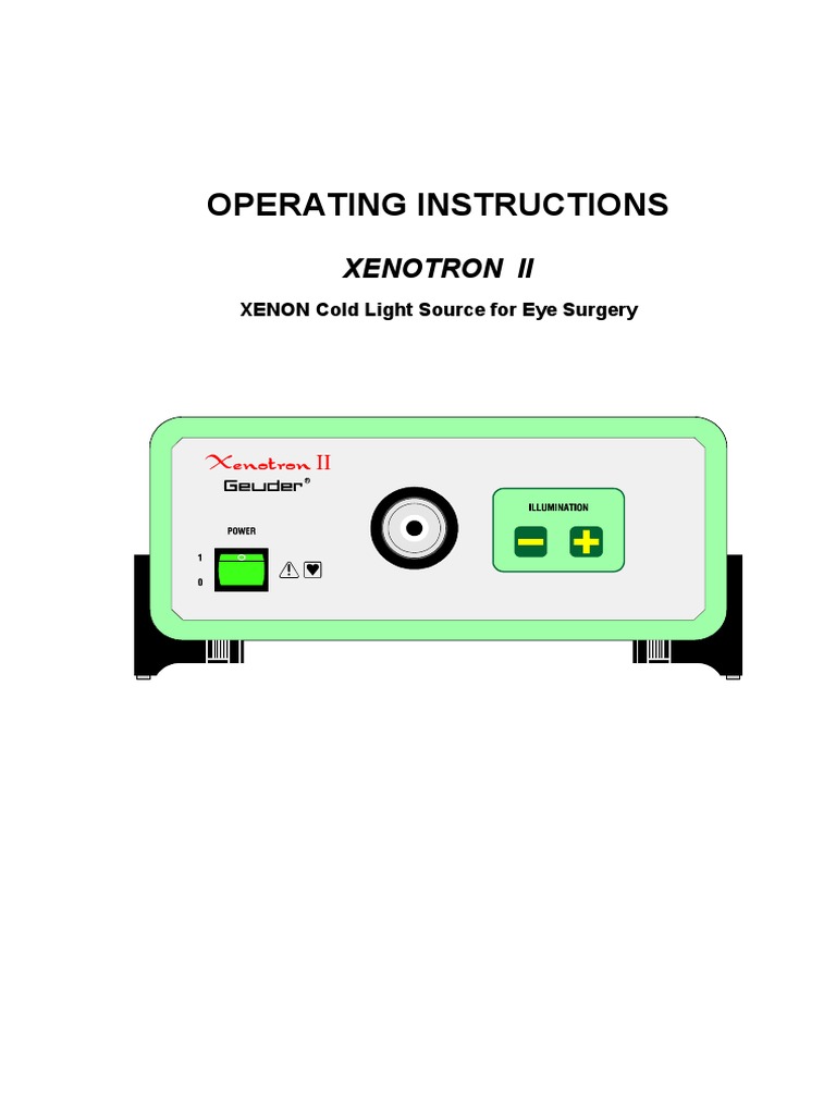 Operating Instructions: Xenotron Ii | PDF | Mains Electricity ...