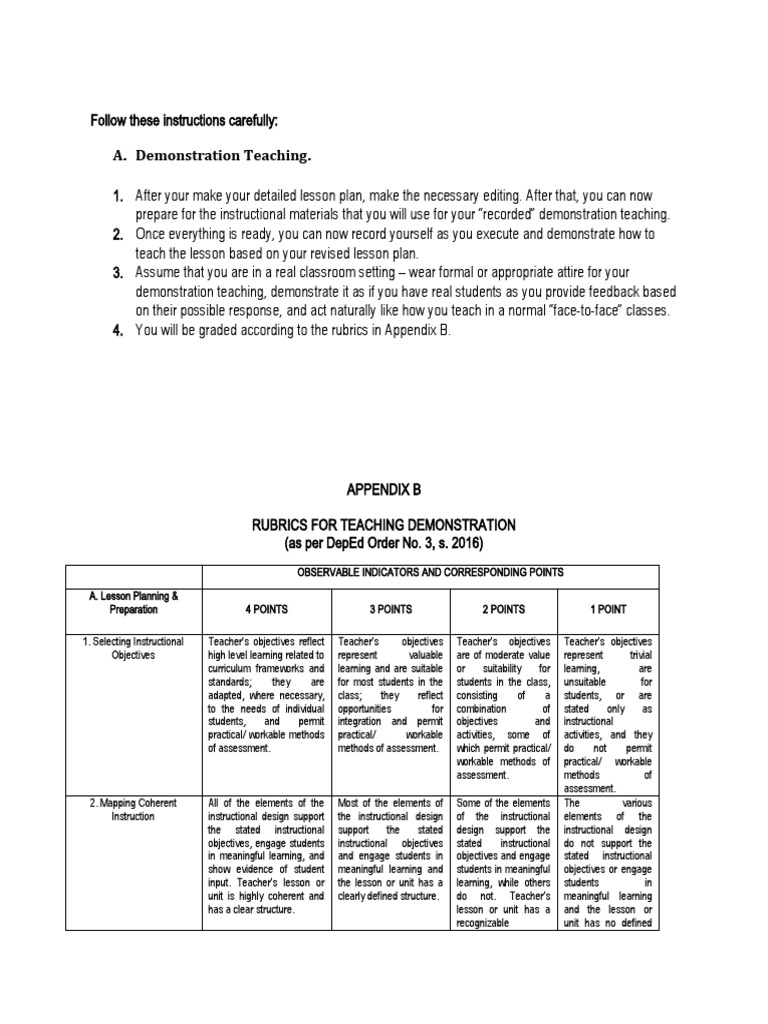 Demo Teaching Guide Video Presentation of LP | PDF | Educational ...