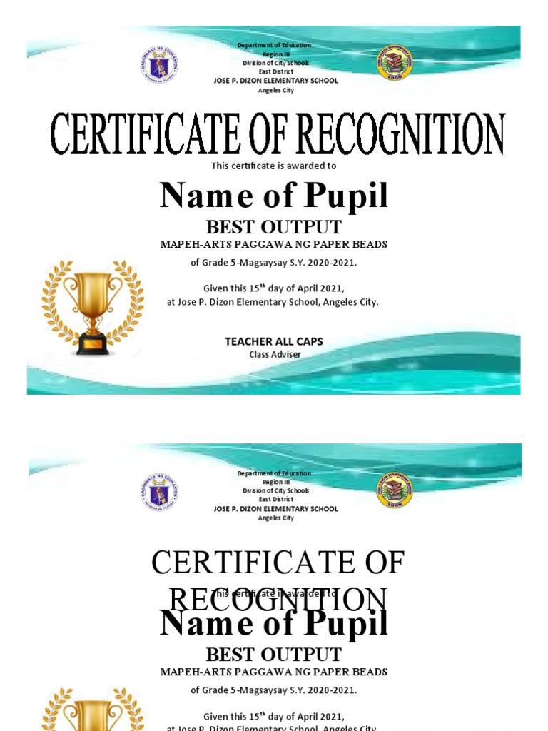 Best Output Template | PDF