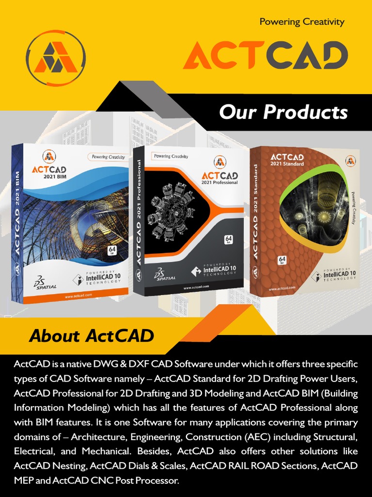 ActCAD - 2021 - Brochure - TECNIVAL | PDF | 3 D Computer Graphics ...