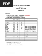 Ms Access Practical Questions | PDF | Databases | Information Retrieval