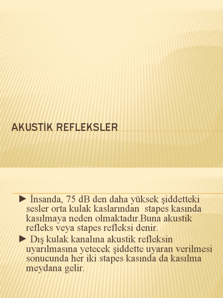 3.stapes Reflex | PDF