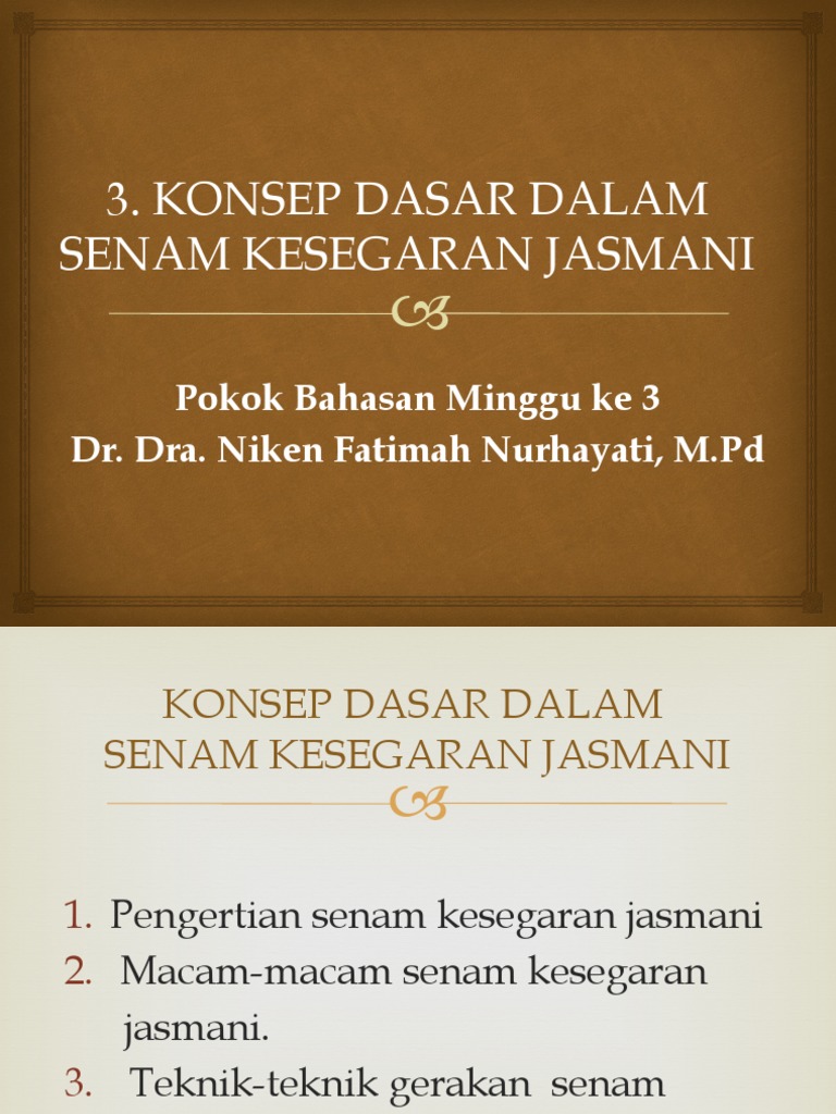 Konsep Dasar Dalam Senam Kesegaran Jasmani | PDF | Kesehatan Holistik