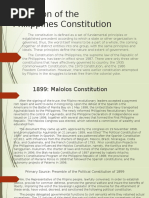 1897 Constitution of Biak-na-Bato | PDF