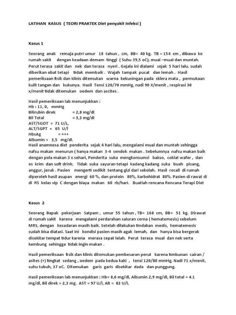 Soal Diet Hati | PDF | Memasak, Makanan, & Anggur | Kesehatan Holistik