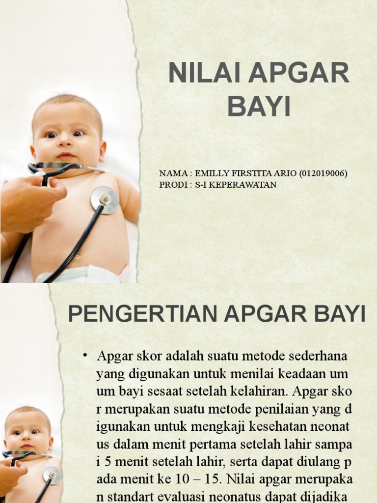 Apgar Bayi | PDF