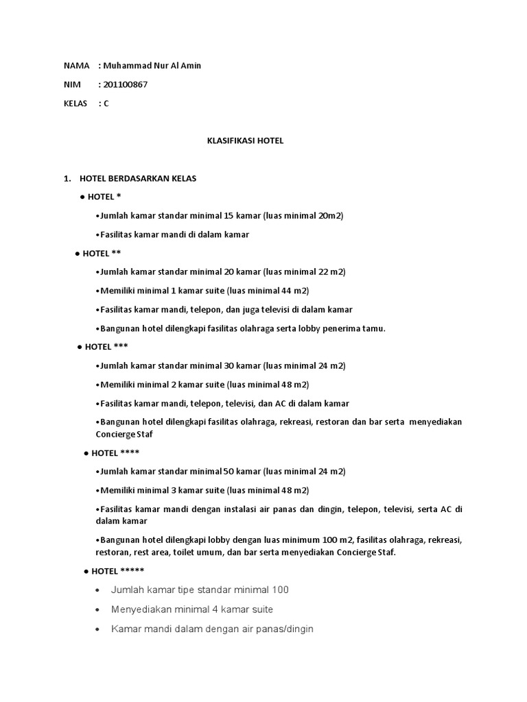 Hotel Dan Restoran 121020 | PDF