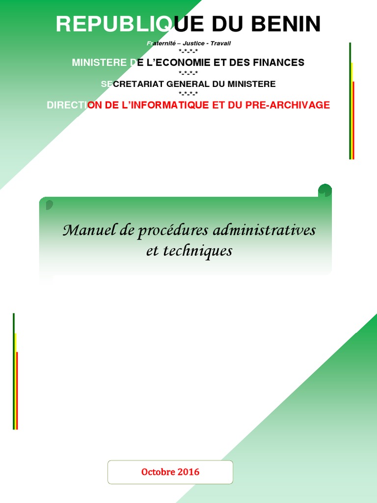 Manuel des procédures informatiques | PDF | Informatique | Système d ...