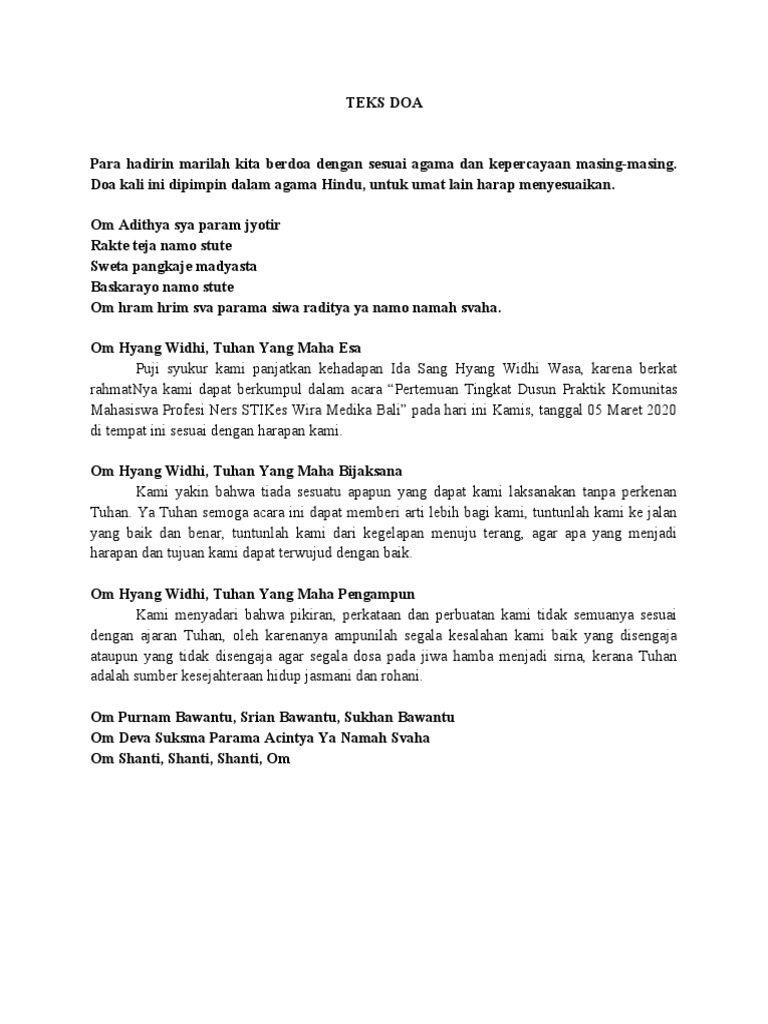 Teks Doa | PDF