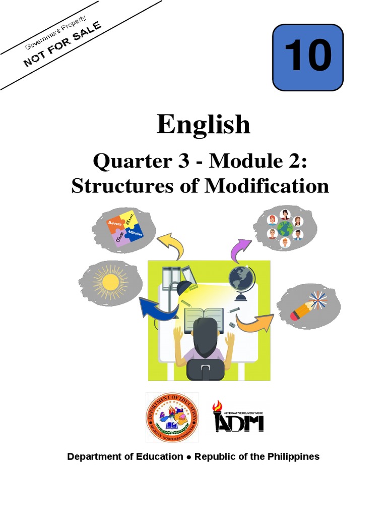 English10 Q3 VER4 Mod2 Structuresofmodification | PDF | Adverb | Adjective