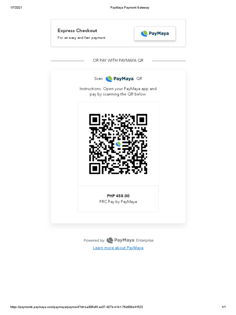 PayMaya Payment Gateway | PDF