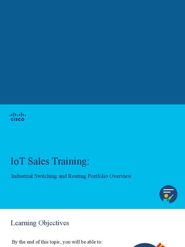 02 IoT Sales Training Industrial Routing and Switching Overview | PDF ...