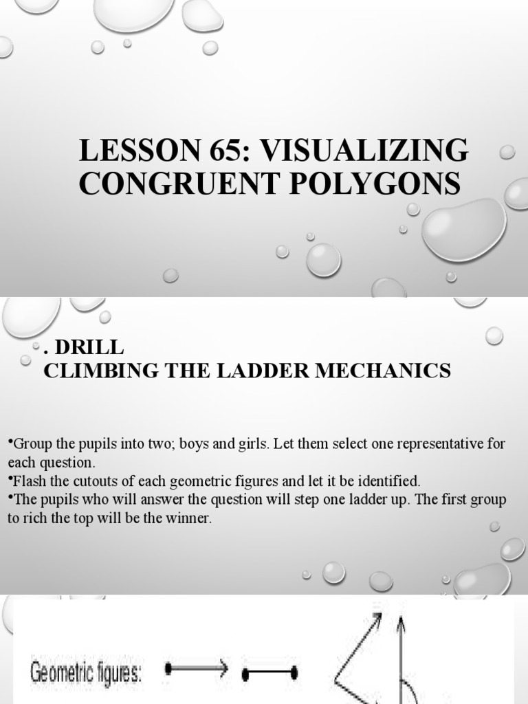 Congruent Polygons Worksheet
