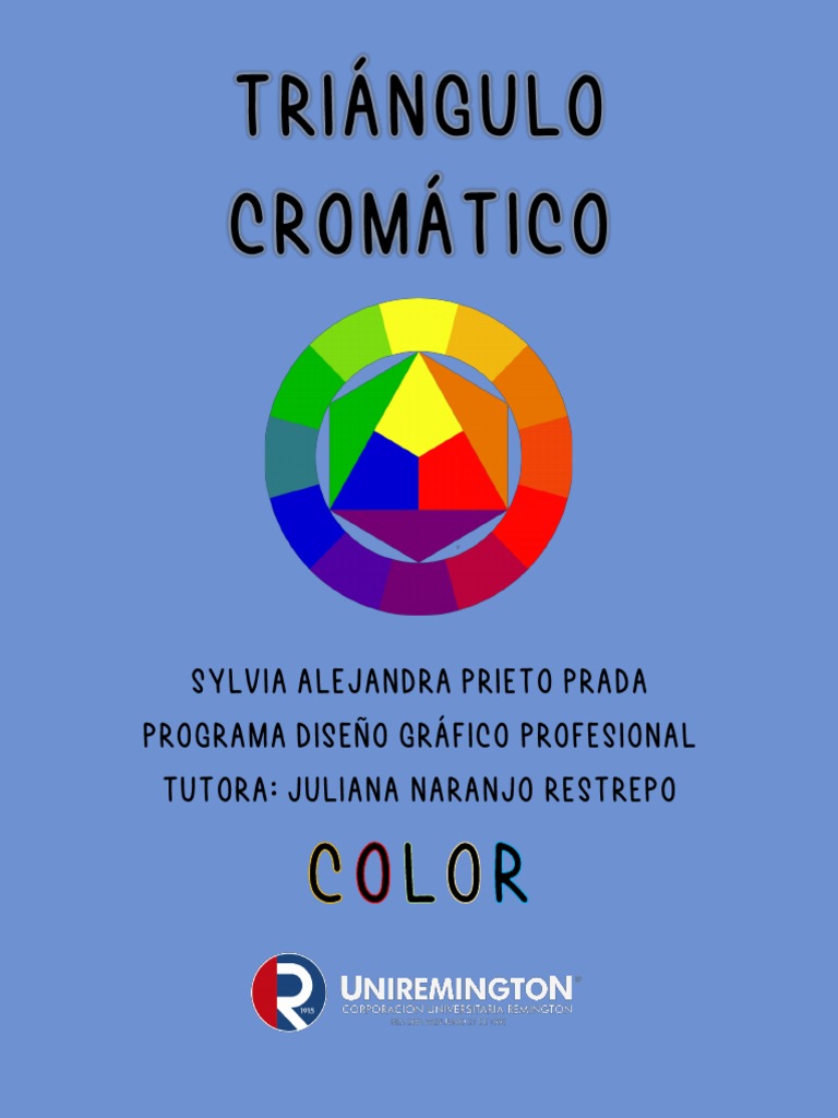 Taller 1 - TRIÁNGULO CROMÁTICO | PDF | Color | Visión