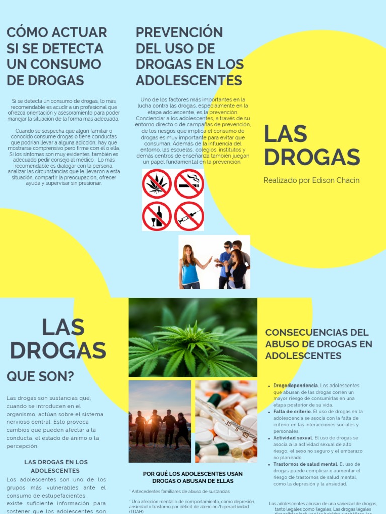 Las Drogas | PDF | La dependencia de sustancias | Desorden hiperactivo ...