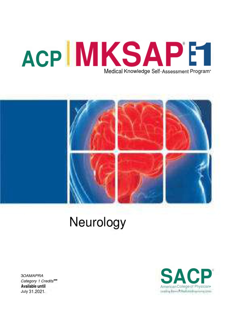 MKSAP (R) 18 Neurology (December 30, 2018) - (1938245520) - (American ...