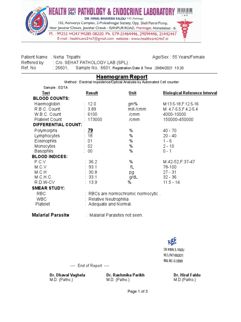 Elevated C-Reactive Protein and D-Dimer Levels in 55-Year-Old Female Patient with Normocytic ...