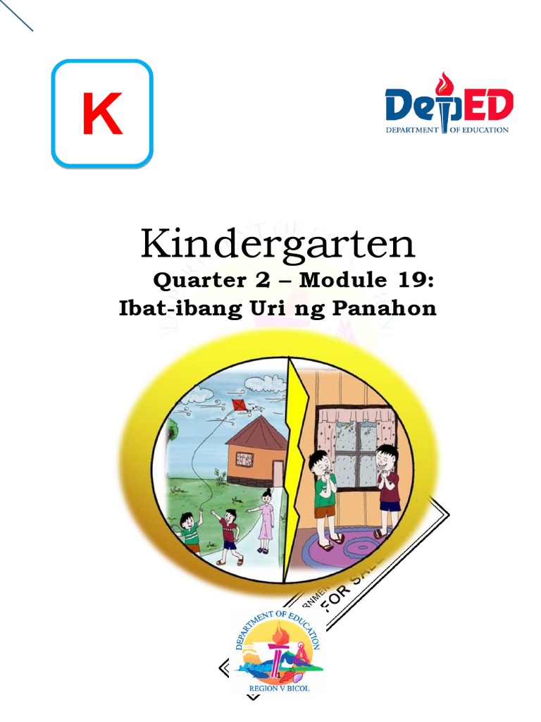 Final Kindergarten Q2 Week 19-Colored | PDF