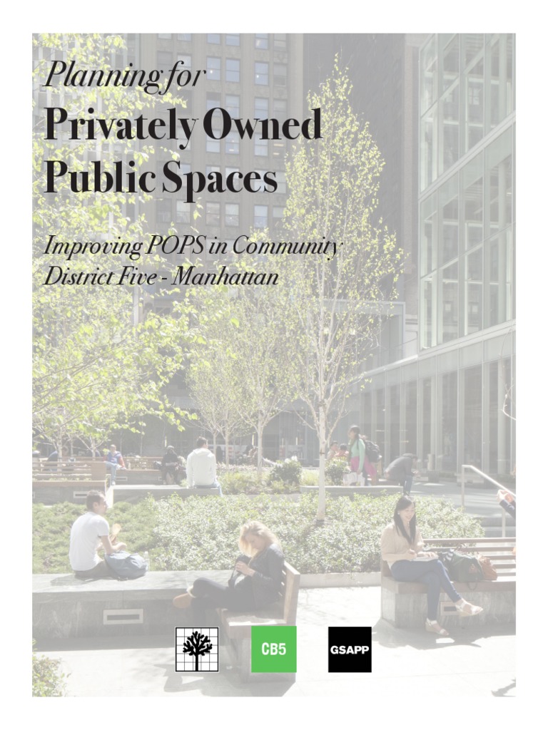 Enhancing Privately Owned Public Spaces | PDF | Zoning | New York City