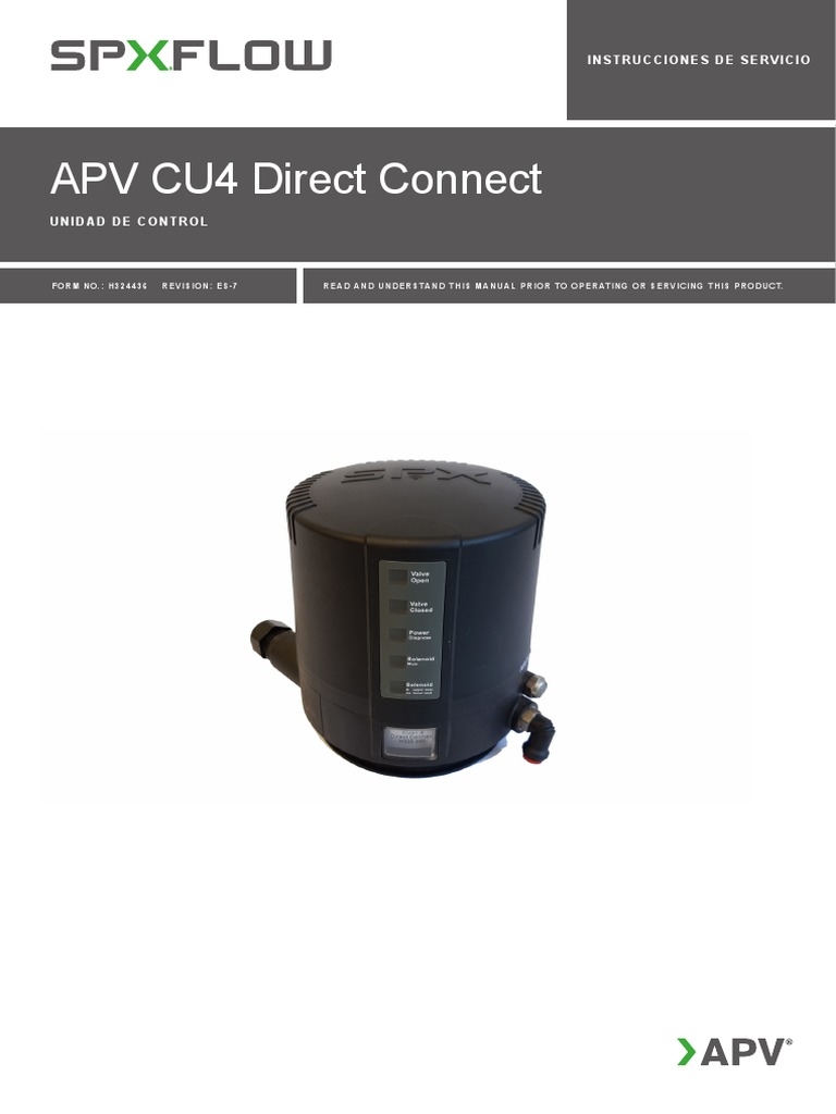 APV Valves Control Units CU4 ES | PDF | Solenoide | Electrónica