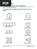 Mathematics Worksheet - Tessellations | PDF